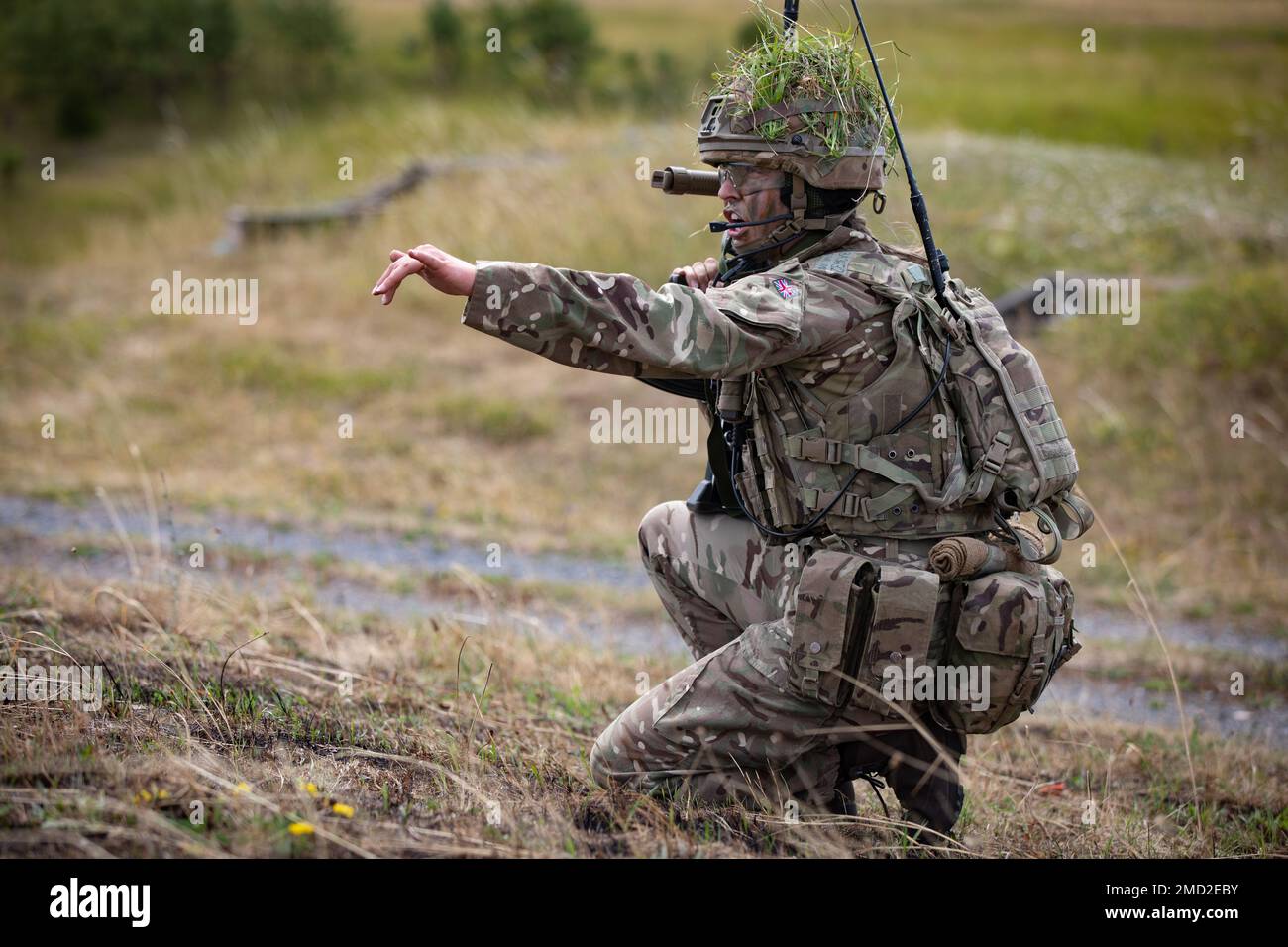 British Army Officer Cadets with The Royal Military Academy Sandhurst ...