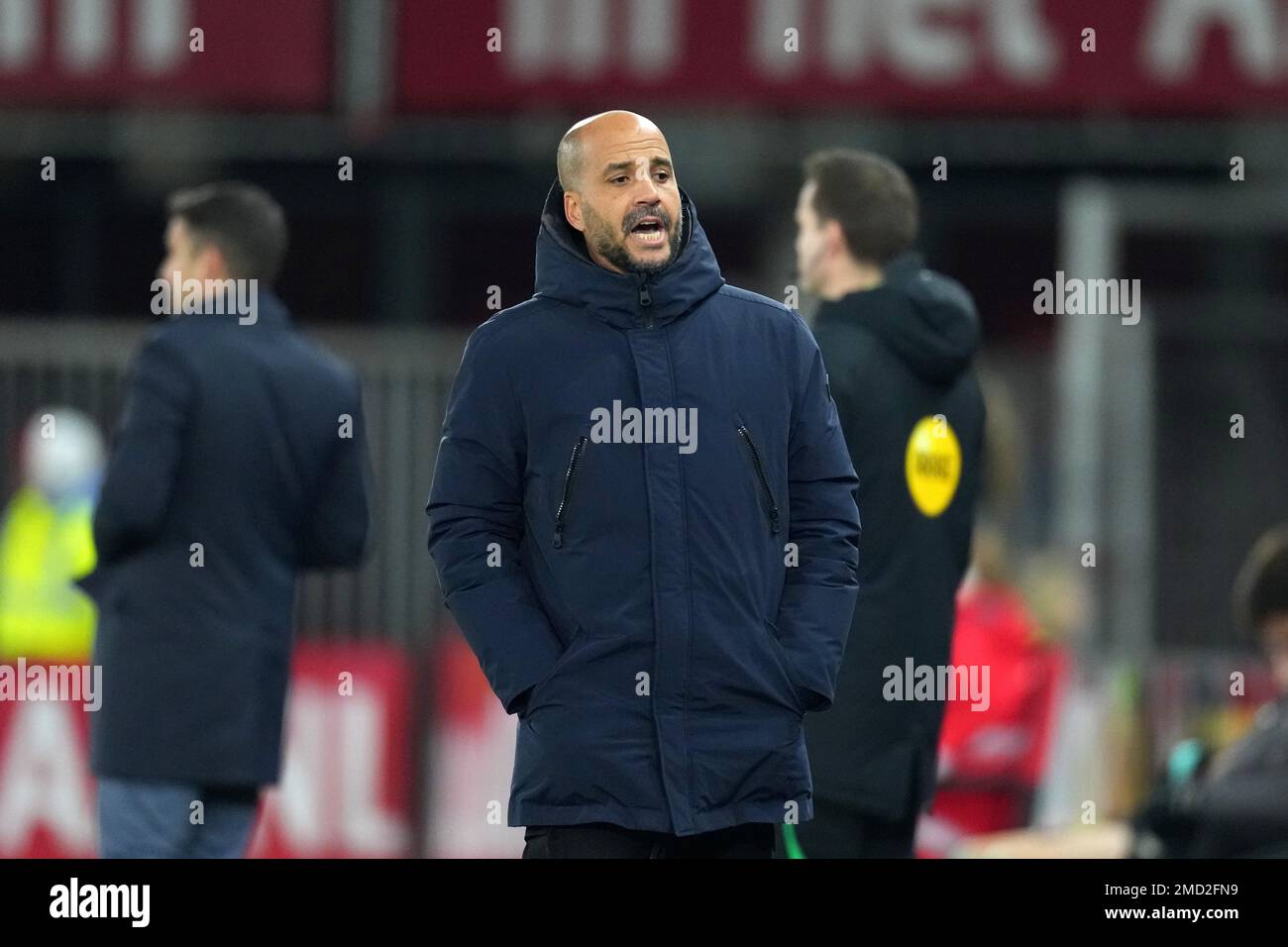 ALKMAAR - AZ Alkmaar coach Pascal Jansen during the Dutch premier ...