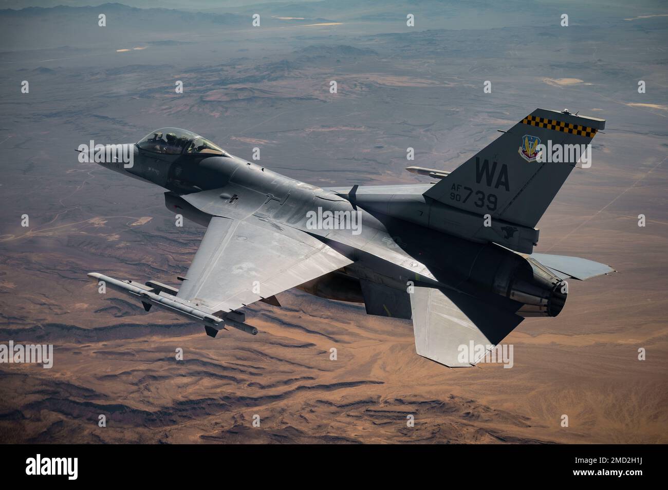 An F-16 Fighting Falcon piloted by Captain Tim “REEF” Joubert ...