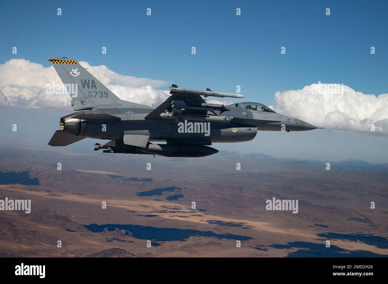 An F-16 Fighting Falcon piloted by Captain Tim “REEF” Joubert ...