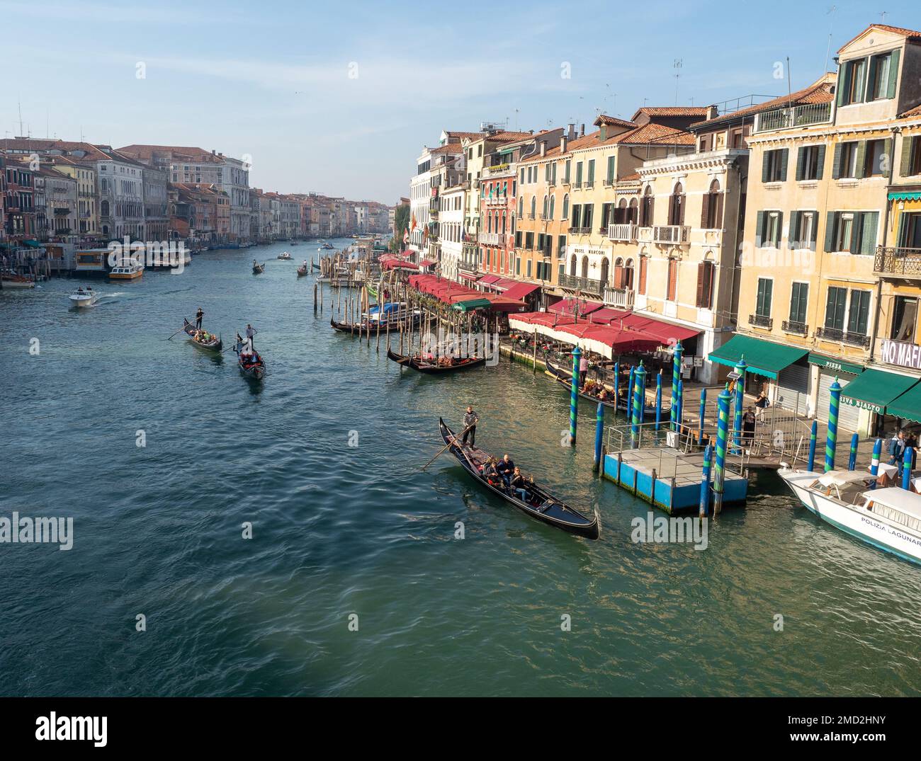 October 31, 2022 - Venice, Italy: View of the grand canal of venice ...