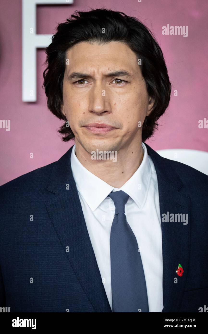 Adam Driver poses for photographers upon arrival at the World premiere ...