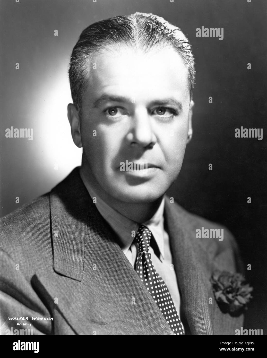 Movie Producer WALTER WANGER 1938 Portrait publicity for United Artists ...