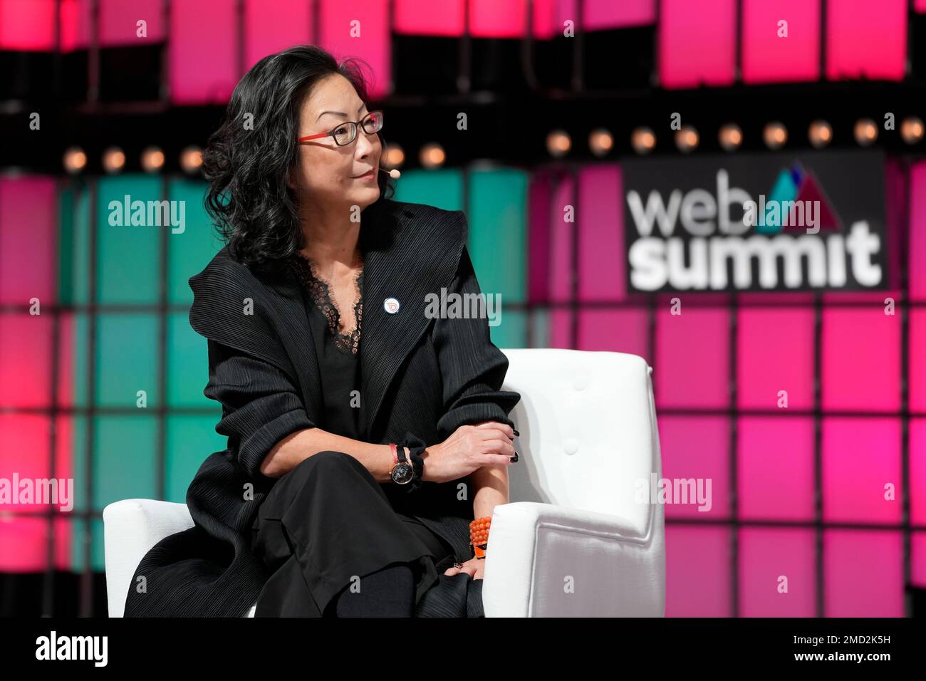 Libby Liu, CEO of Whistleblower Aid, is interviewed together with ...