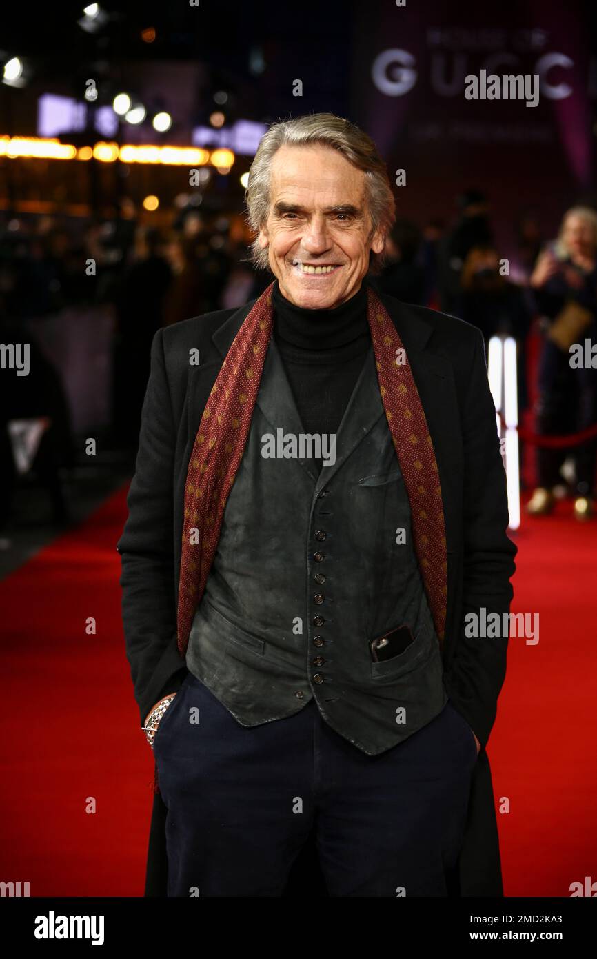 Jeremy Irons poses for photographers upon arrival at the World premiere ...