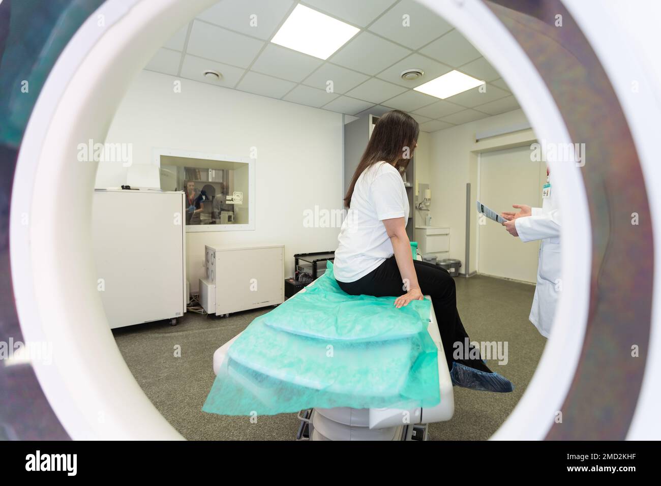 Computed tomography of the pelvis and hard tissues for women. CT scan ...