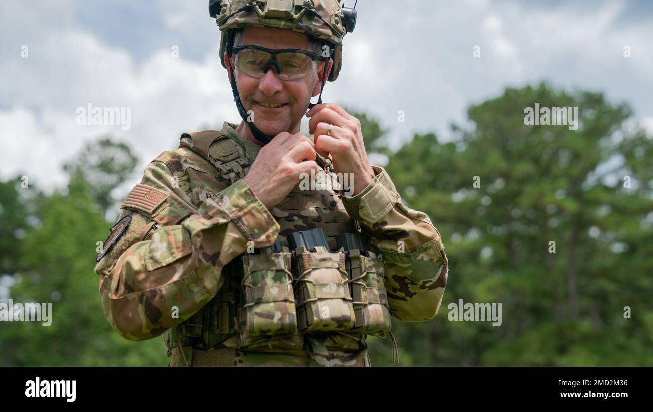 Col. John Robinson, 315th Airlift Wing commander, dons tactical ...