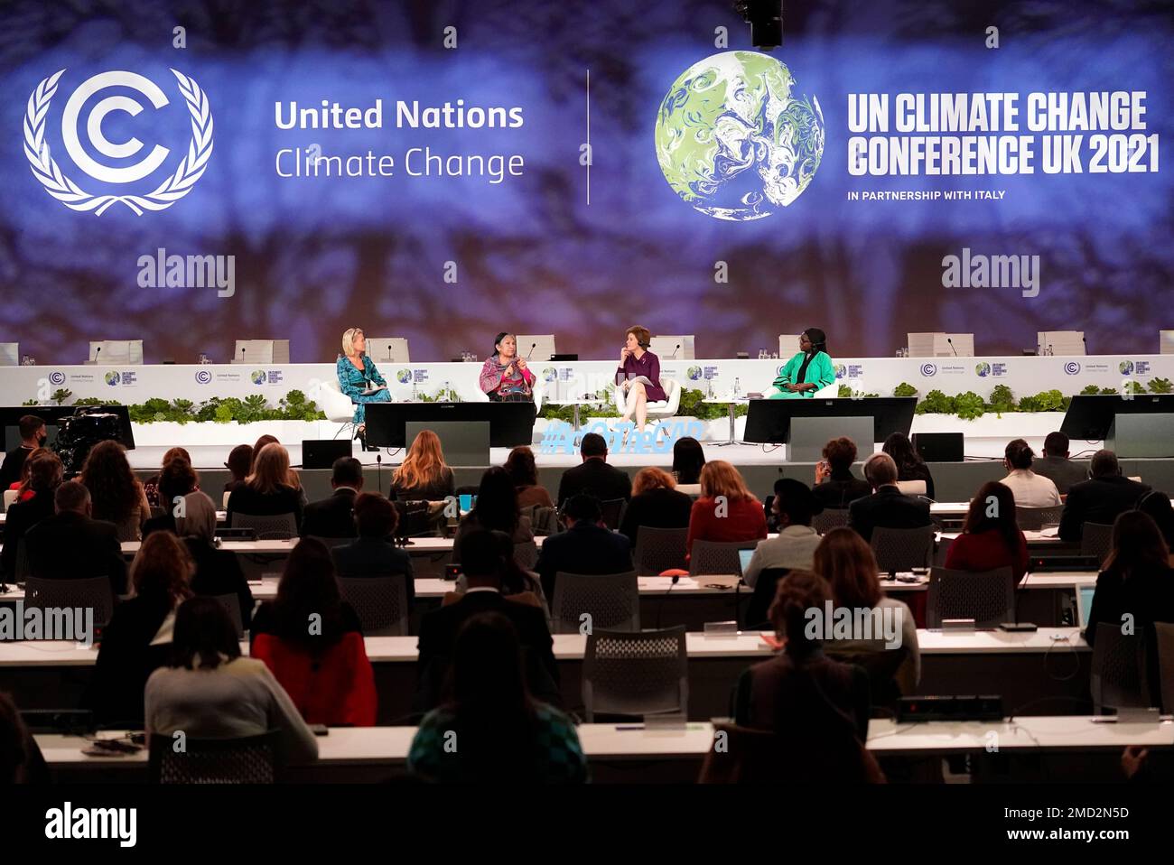 Asa Regner, Sweden's former Minister for Gender Equality, Tarcila Rivera Zea, Quechua activist ...