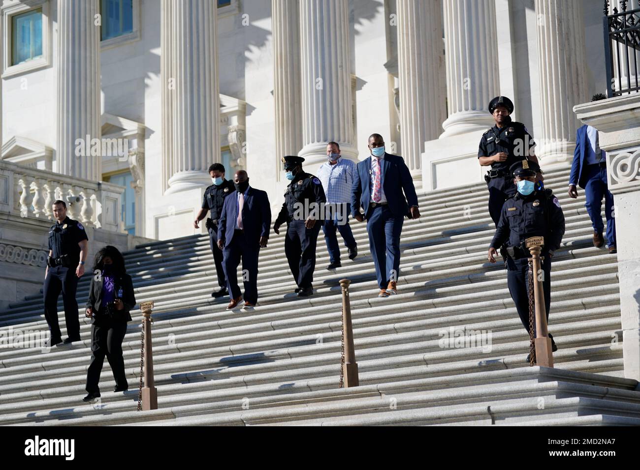 U.S. Capitol Police conduct an evacuation drill and security exercise ...