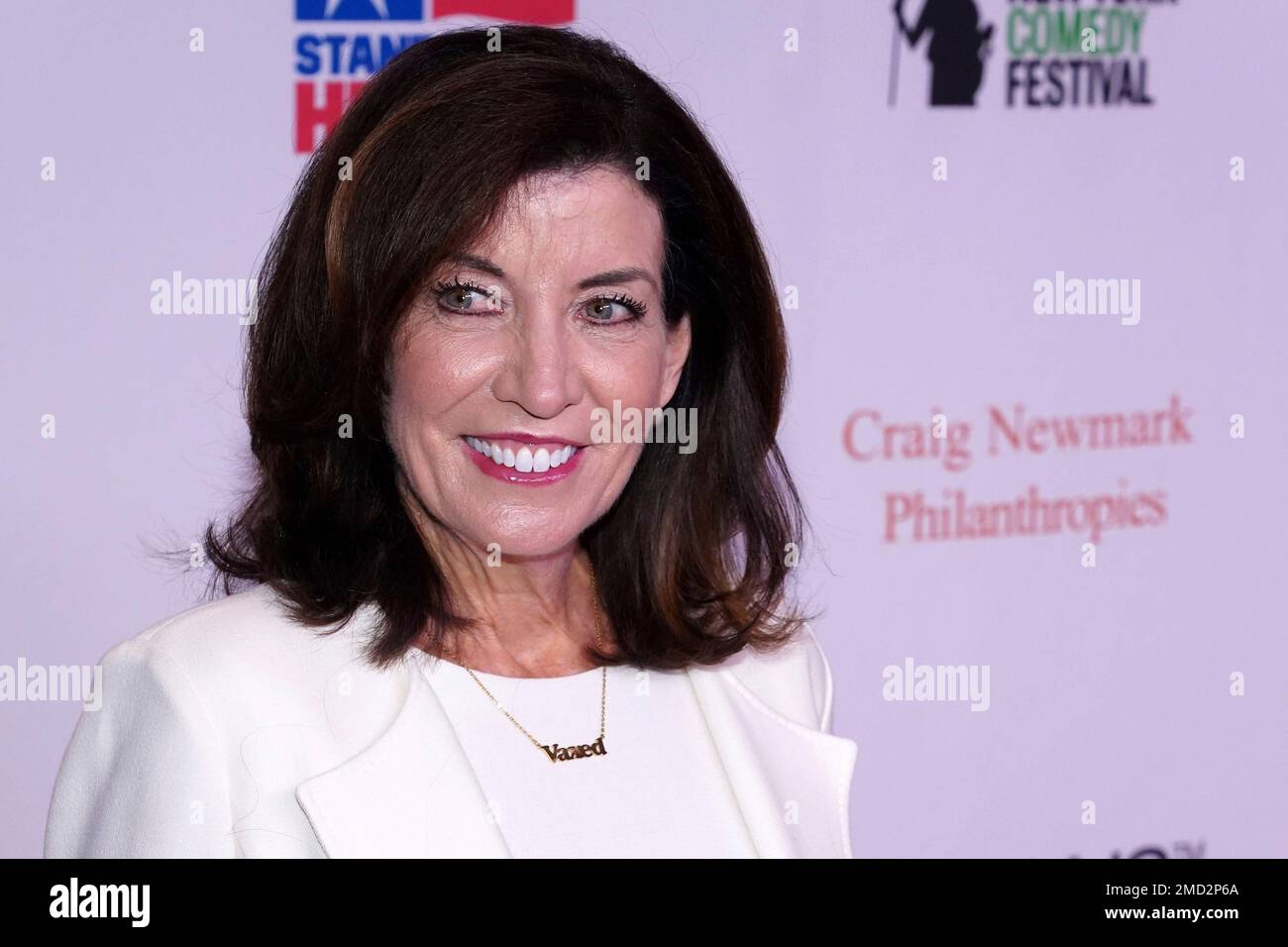 New York Governor Kathy Hochul attends the 15th annual Stand Up for ...