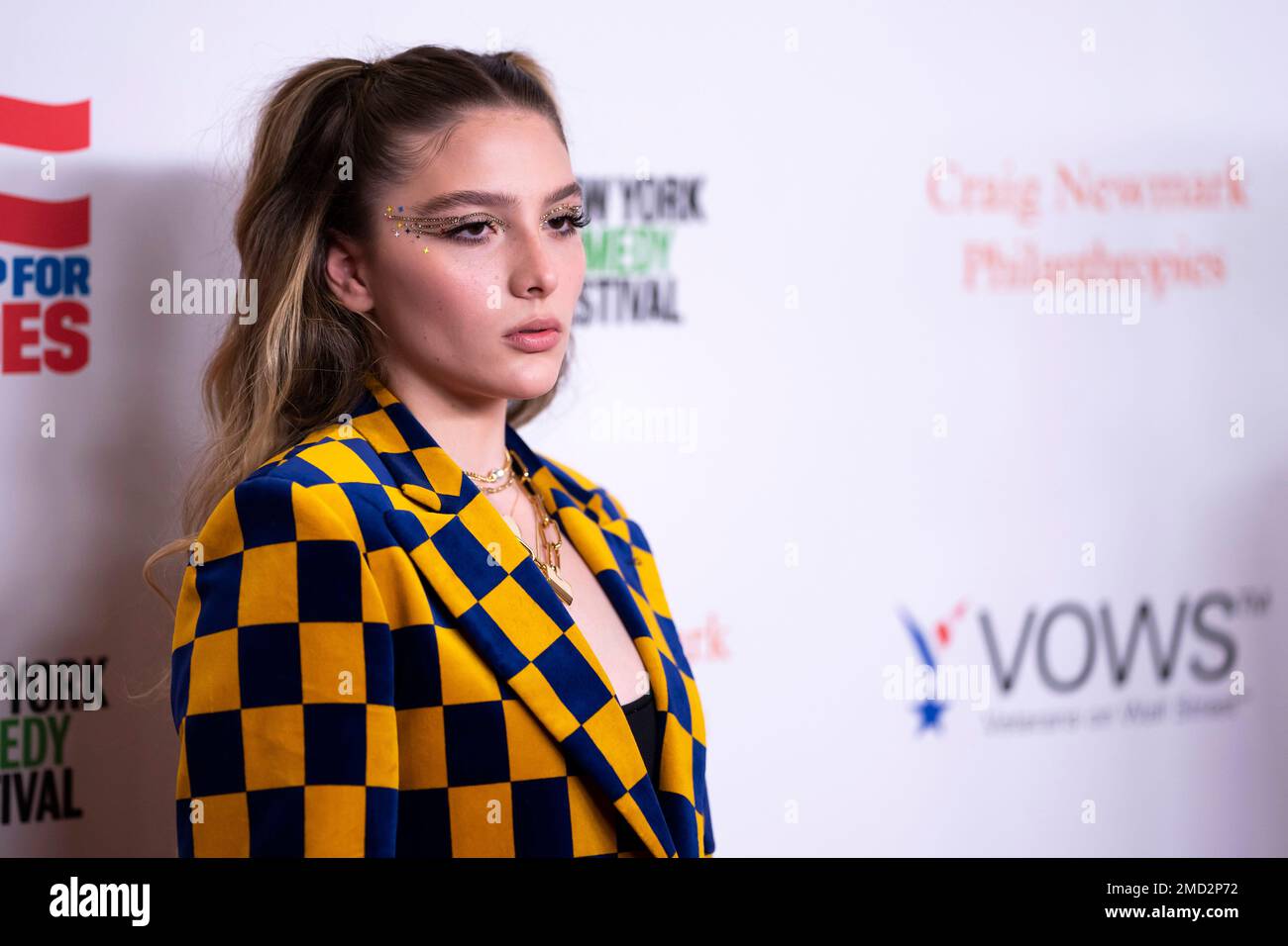 Grace Gaustad attends the 15th annual Stand Up for Heroes benefit at ...
