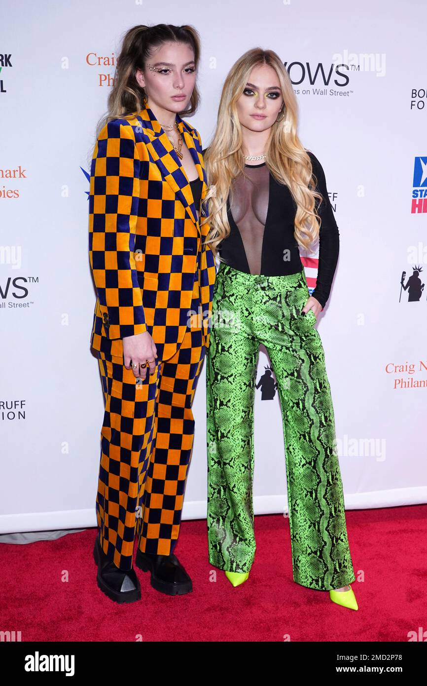 Grace Gaustad, left, and Katie Kelly attend the 15th annual Stand Up ...