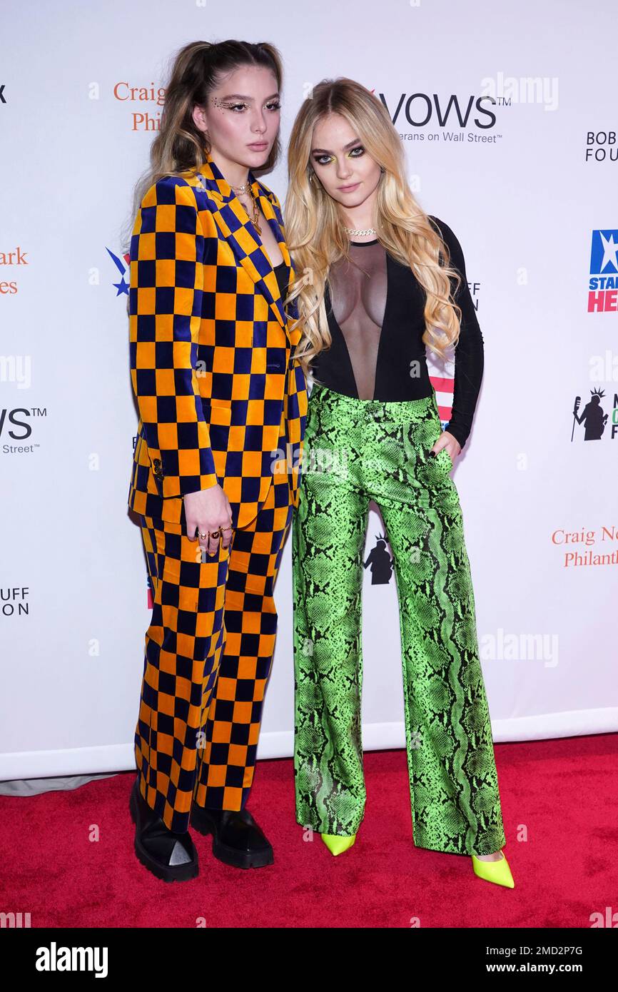 Grace Gaustad, left, and Katie Kelly attend the 15th annual Stand Up ...