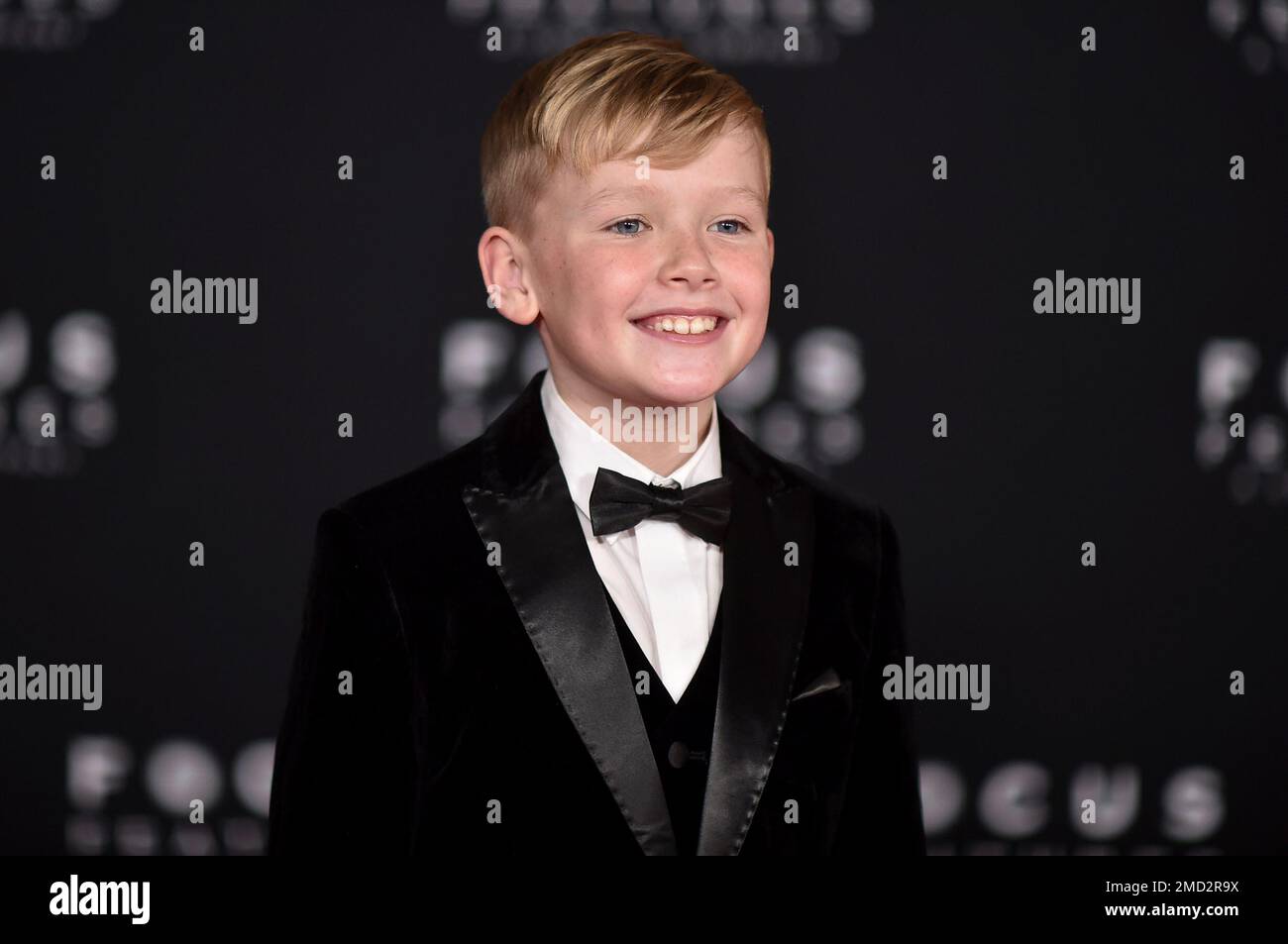 Jude Hill arrives at the premiere of "Belfast" on Monday, Nov. 8, 2021 ...