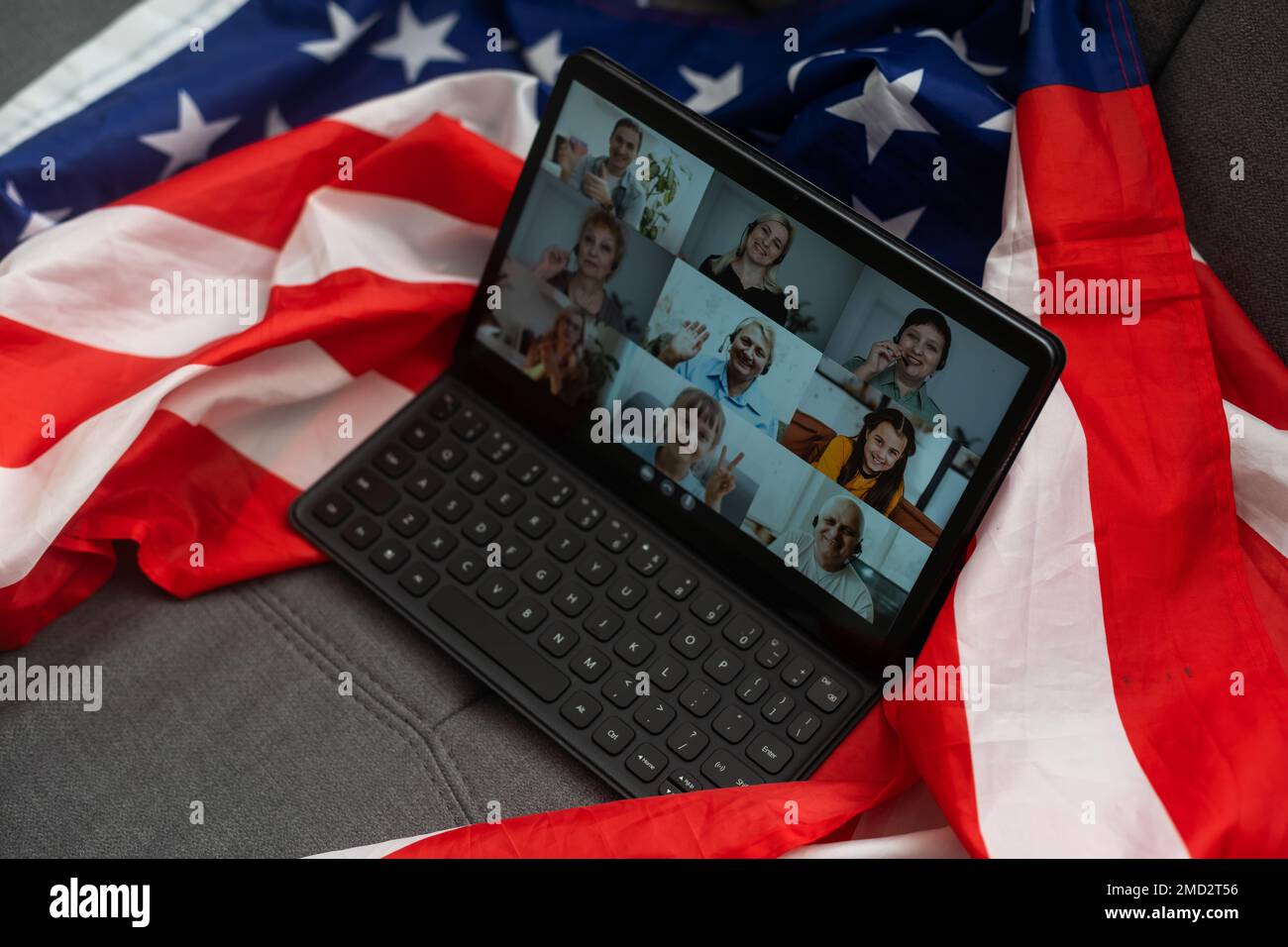 American flag digital composite hi-res stock photography and images - Alamy