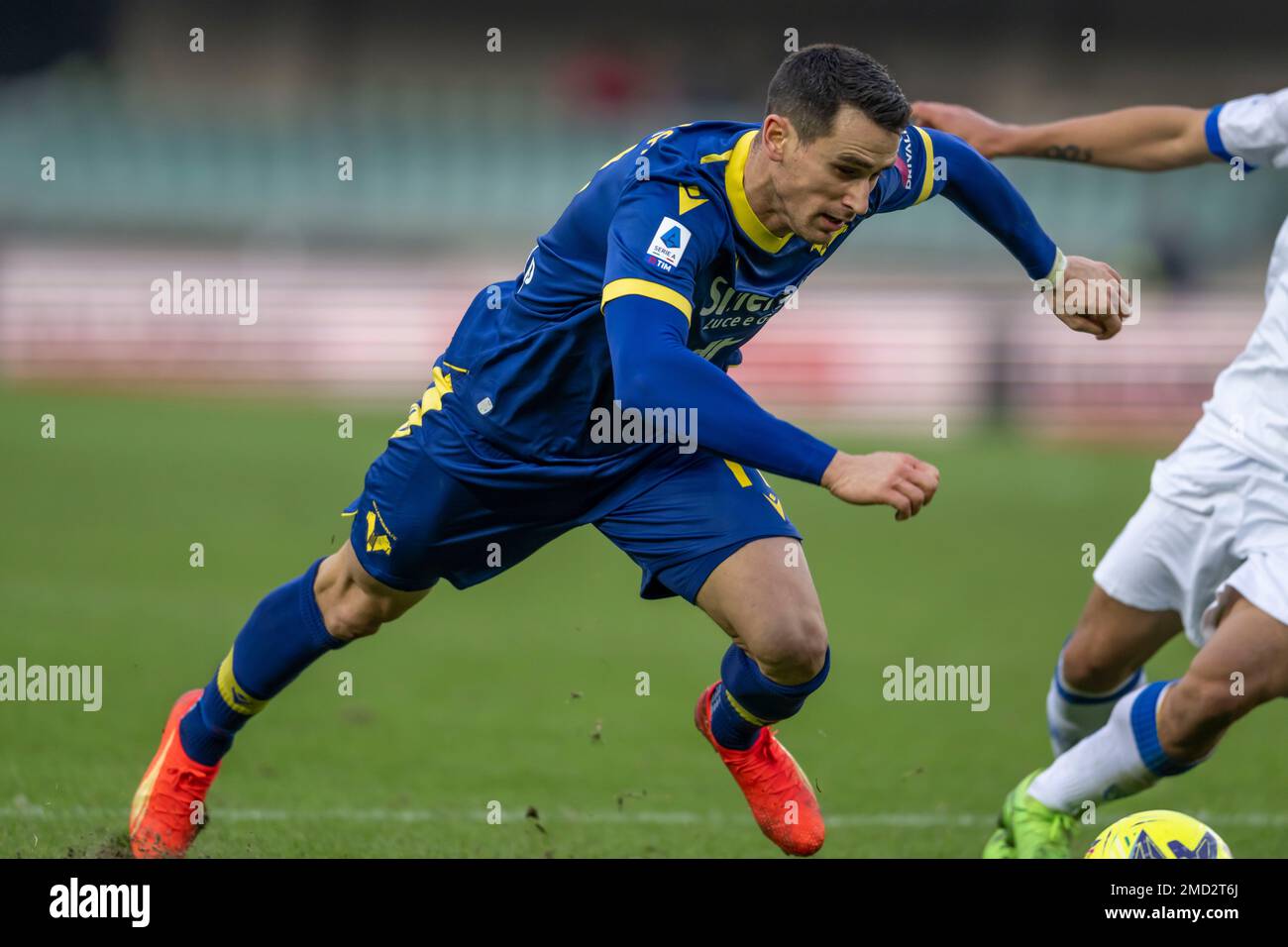 Kevin Lasagna (Hellas Verona) during the Italian "Serie A match between ...