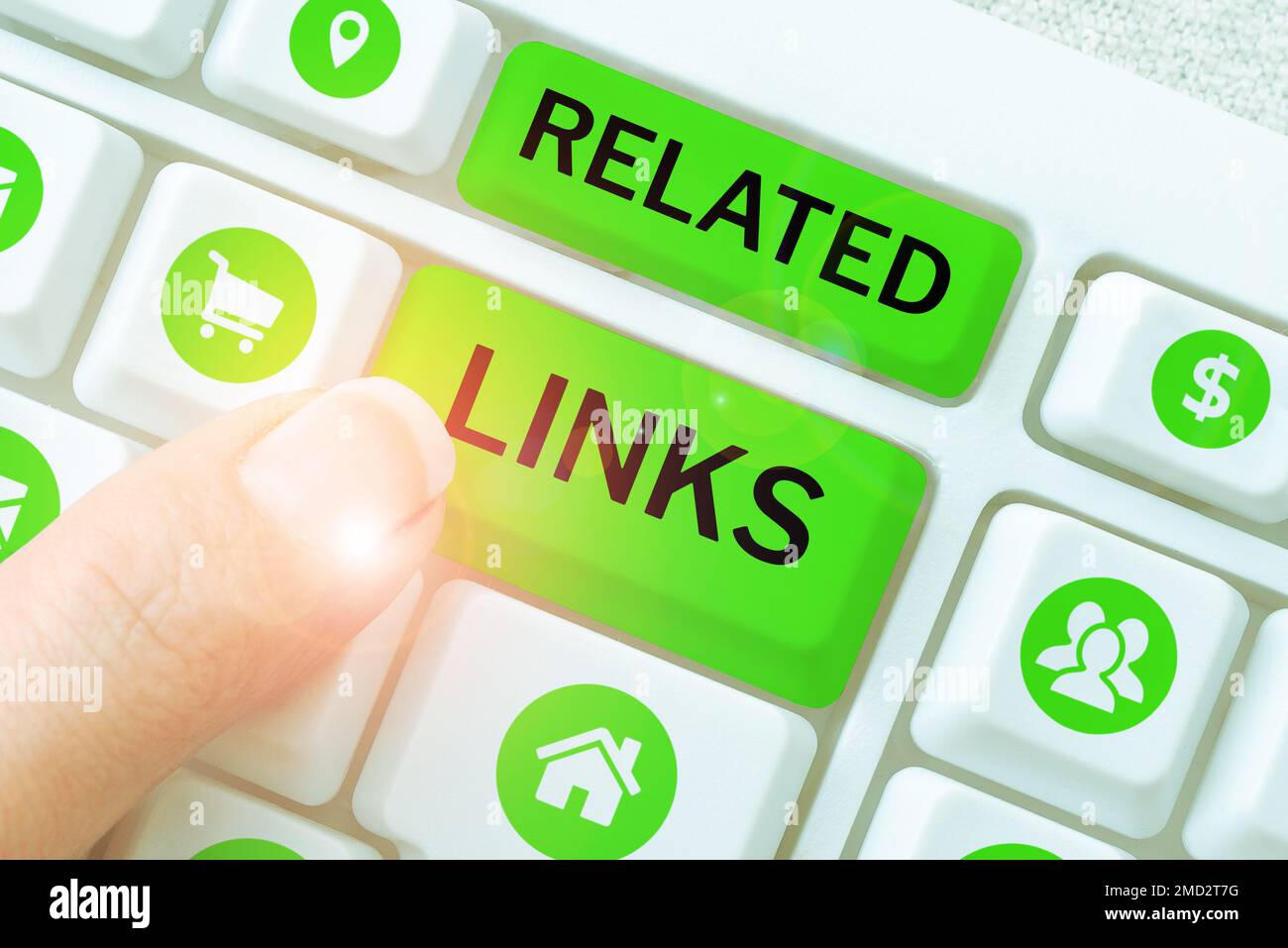 Text sign showing Related Links. Business approach Website inside a ...