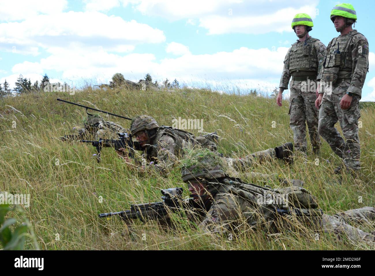 British Army Officer Cadets with The Royal Military Academy Sandhurst ...