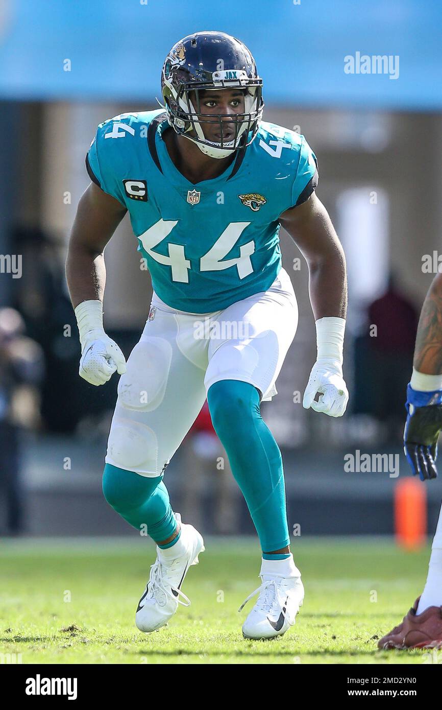Jacksonville Jaguars linebacker Myles Jack (44) runs to the ball during ...