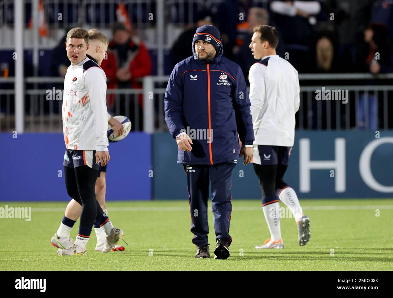 Saracens head coach Joe Shaw ahead of the Heineken Champions Cup match ...