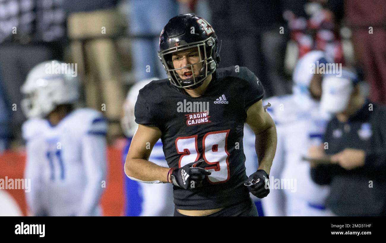 Louisiana-Lafayette wide receiver Peter LeBlanc (29) runs during an ...