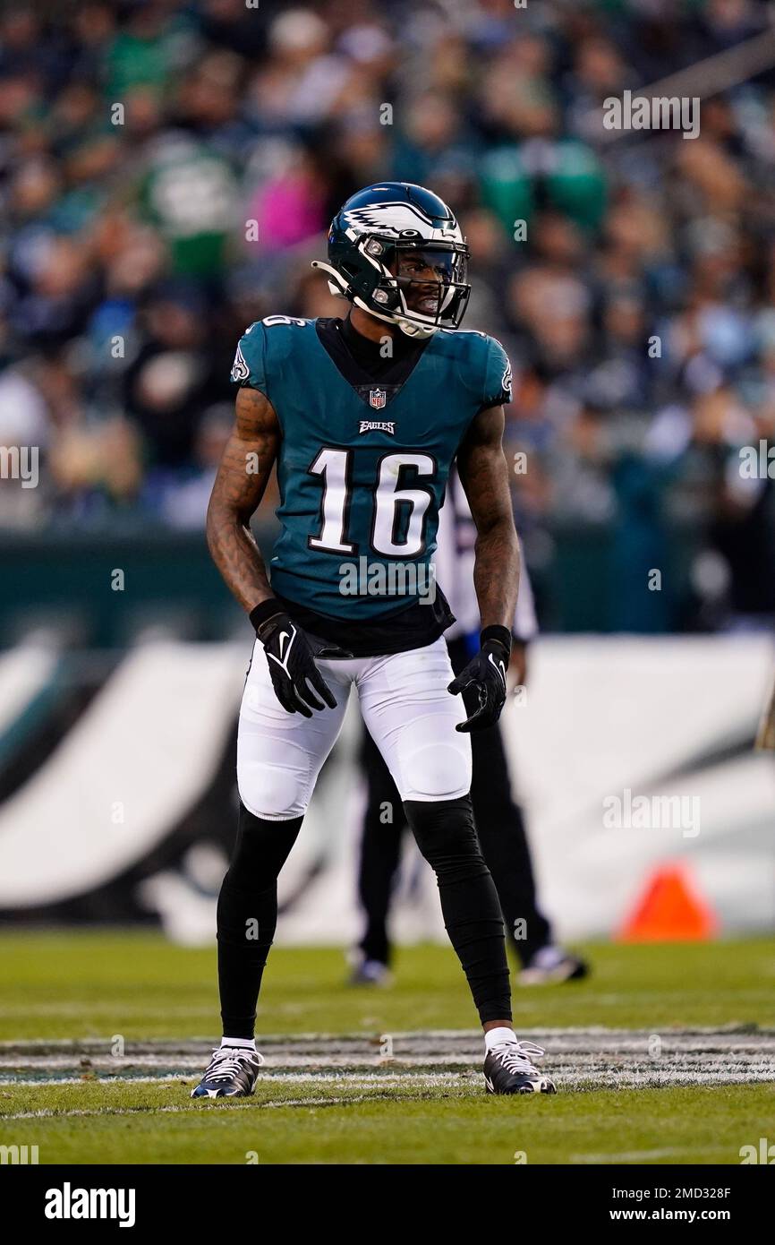 Philadelphia Eagles wide receiver Quez Watkins in action during an NFL ...