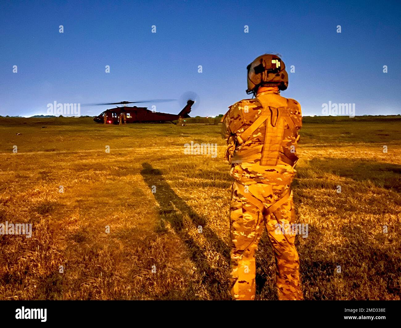 A crew chief with the Army National Guard’s 2nd Battalion, 149th ...