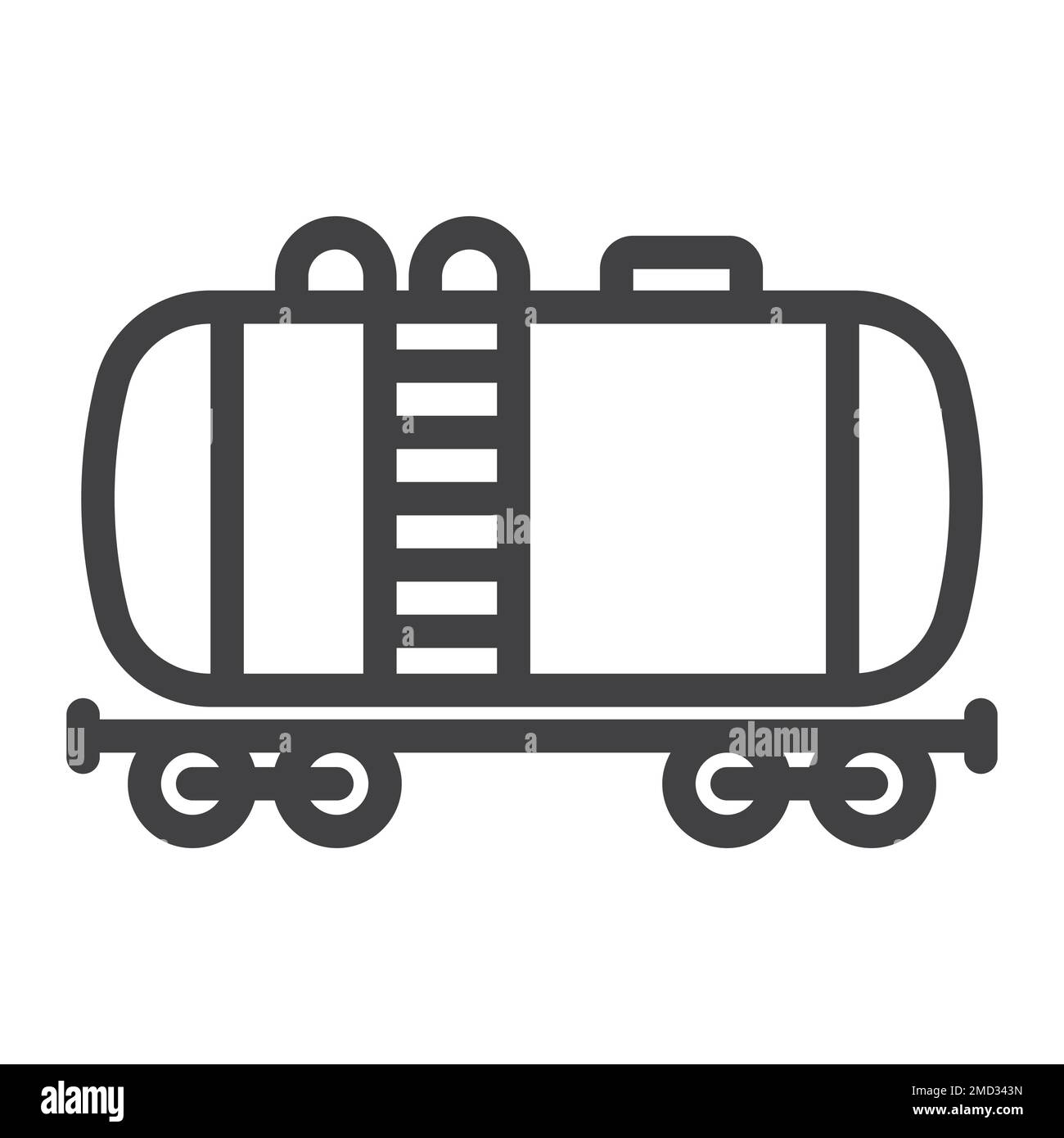 Cistern oil train line icon, logistic and delivery, cargo railway sign ...