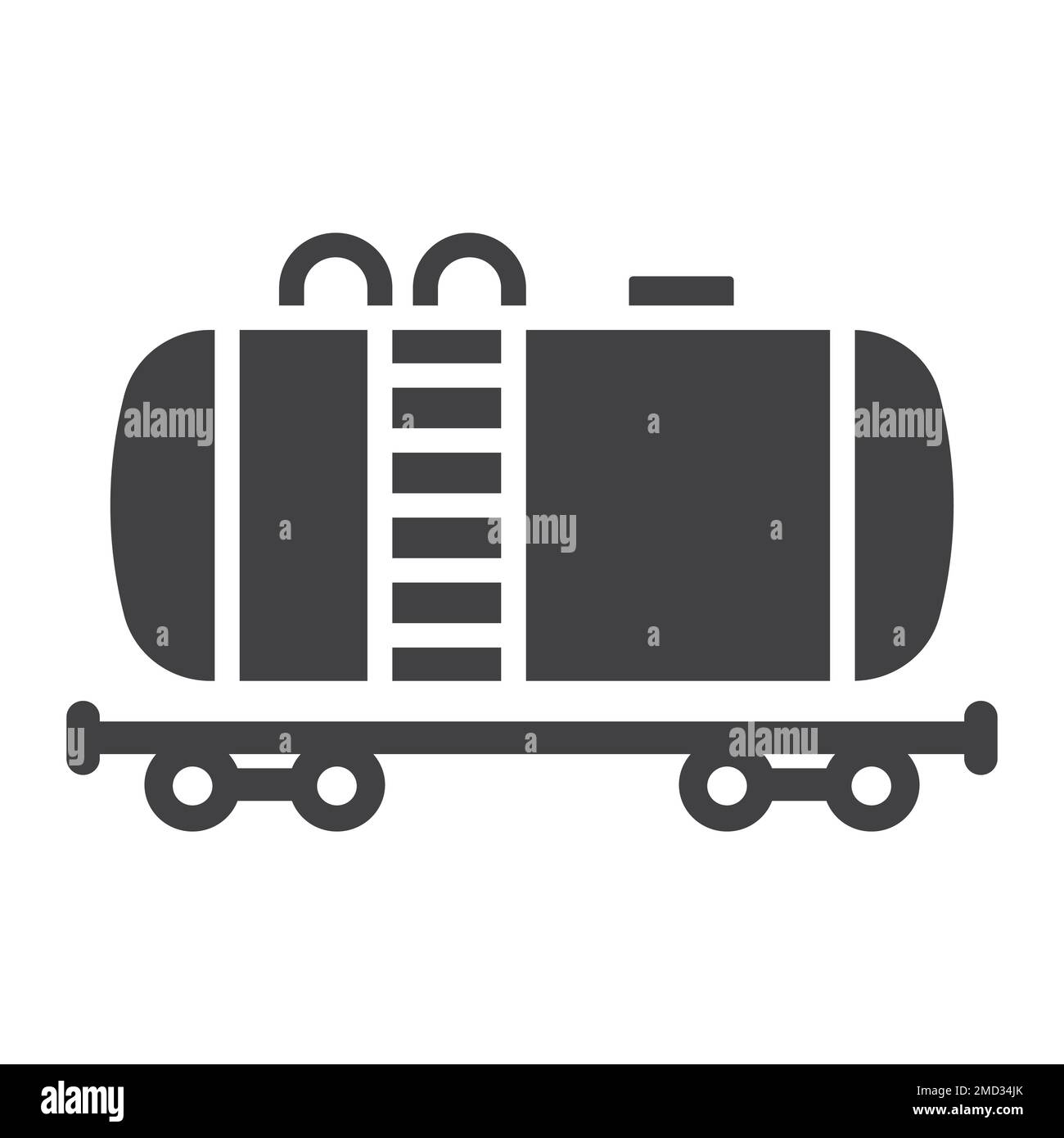 Cistern oil train glyph icon, logistic and delivery, cargo railway sign ...
