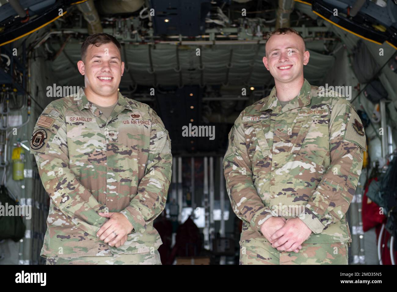 U.S. Air Force Staff Sgt. Nicholas Spangler, 71st Rescue Generation Squadron dedicated crew ...