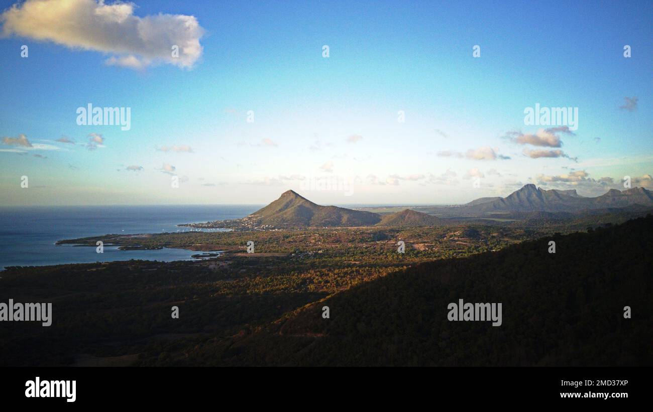Mauritius le morne drone hi-res stock photography and images - Alamy