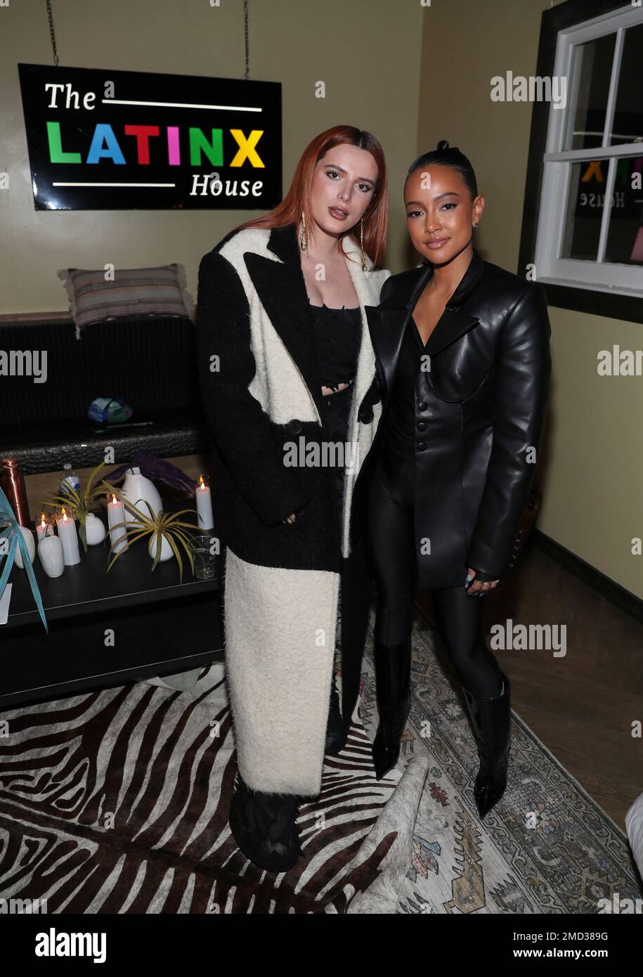 IMAGE DISTRIBUTED FOR THE LATINX HOUSE - Actors Bella Thorne, left, and ...