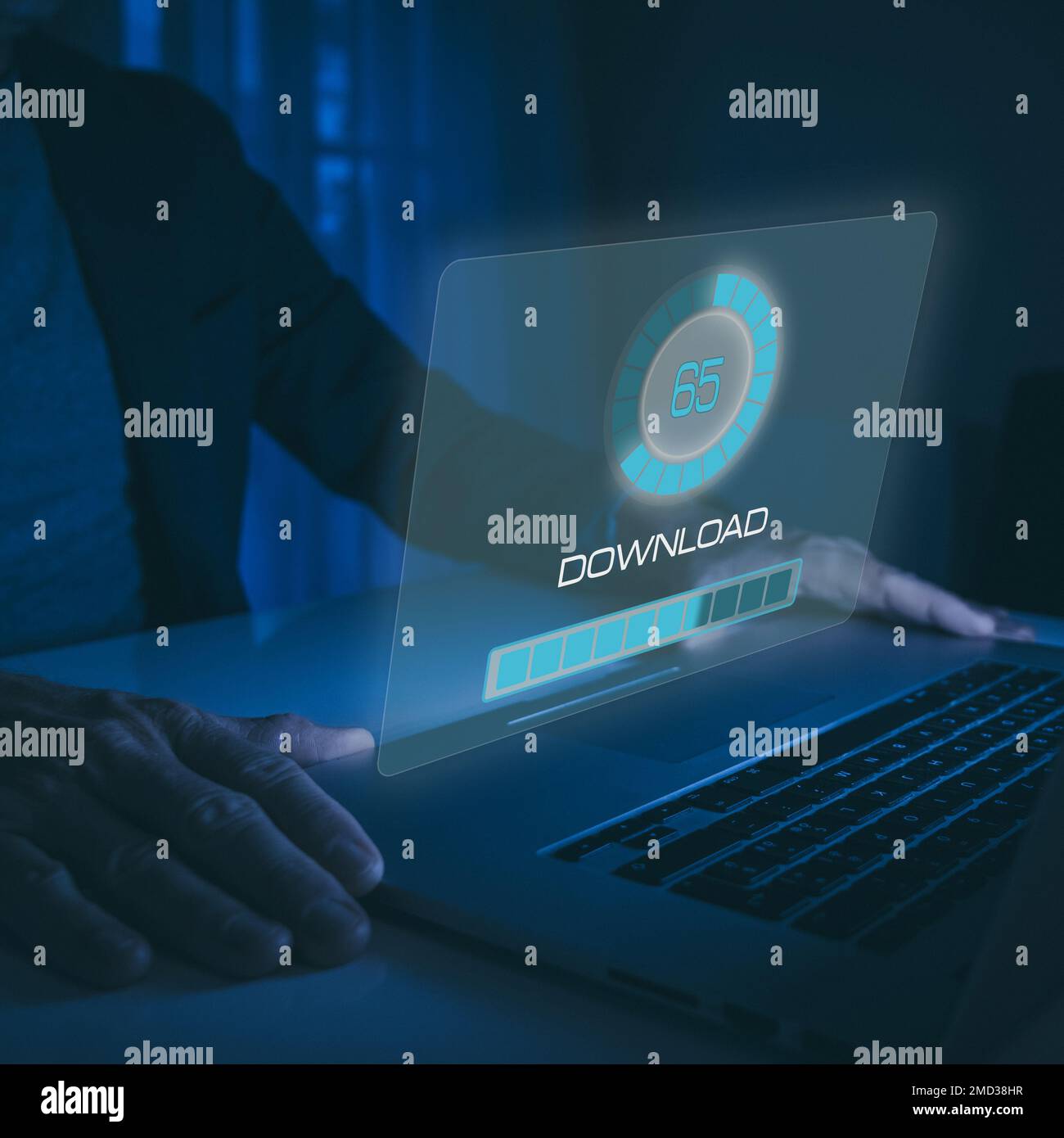 Downloading bar screen hi-res stock photography and images - Alamy