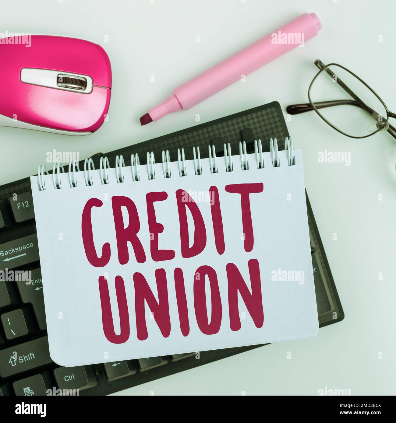 Writing displaying text Credit Union, Business idea cooperative ...