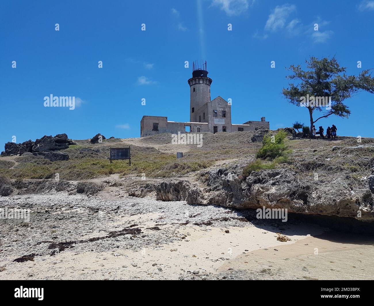 mauritius light house island île au Phare Stock Photo - Alamy