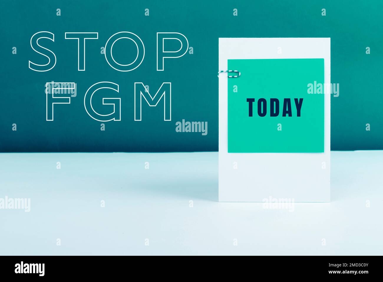 Conceptual caption Stop Fgm, Concept meaning Put an end on female ...