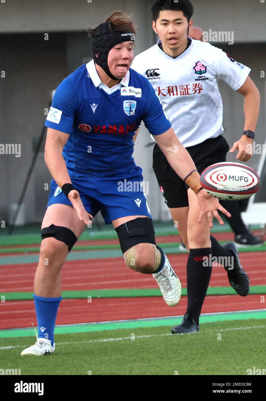 Sagamihara, Japan. 22nd Jan, 2023. Shizuoka BlueRevs flanker Richard ...