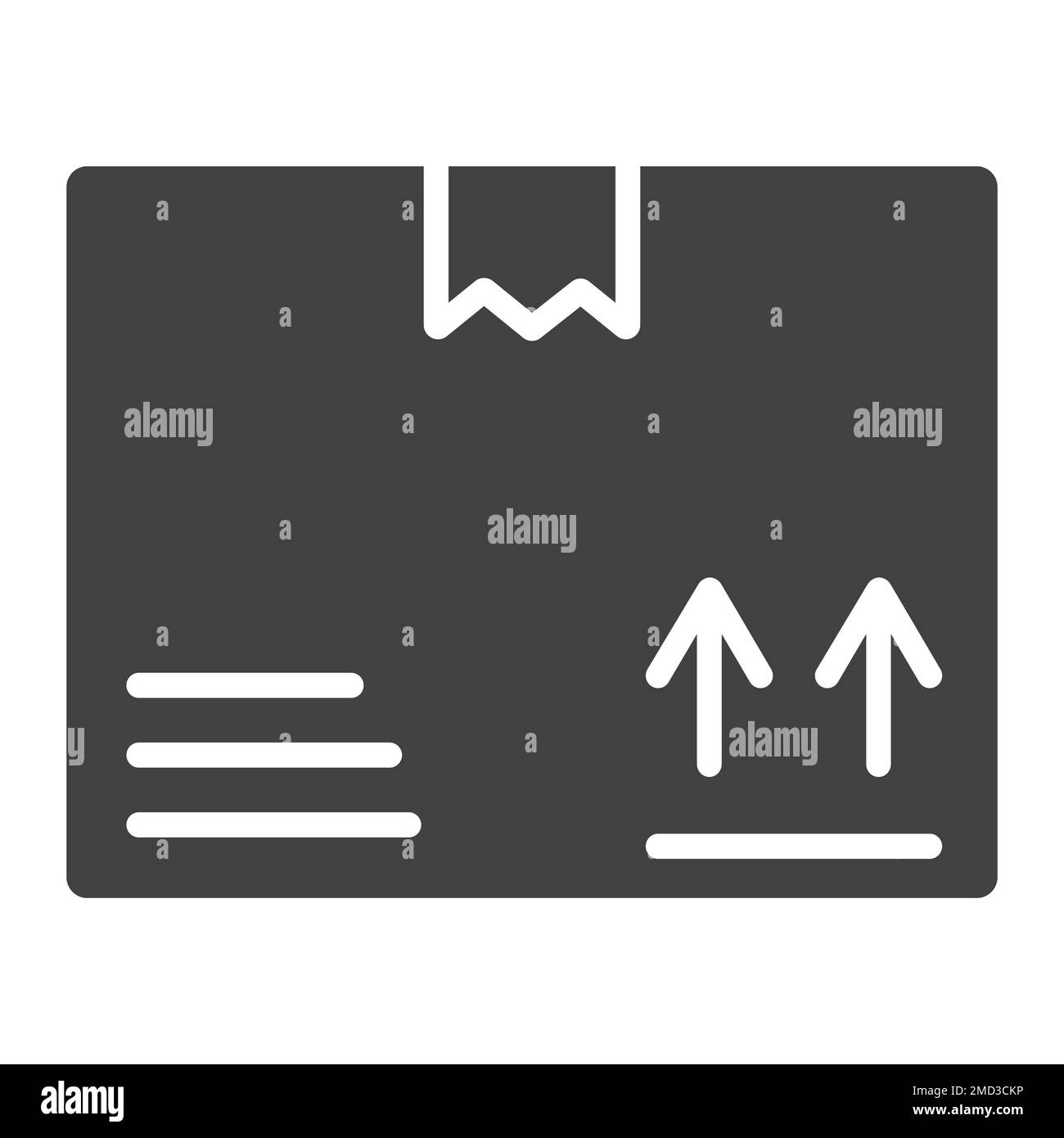 Carton box glyph icon, logistic and delivery, cardboard box sign vector ...