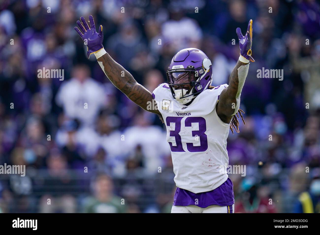 Minnesota Vikings running back Dalvin Cook celebrates a touchdown by ...