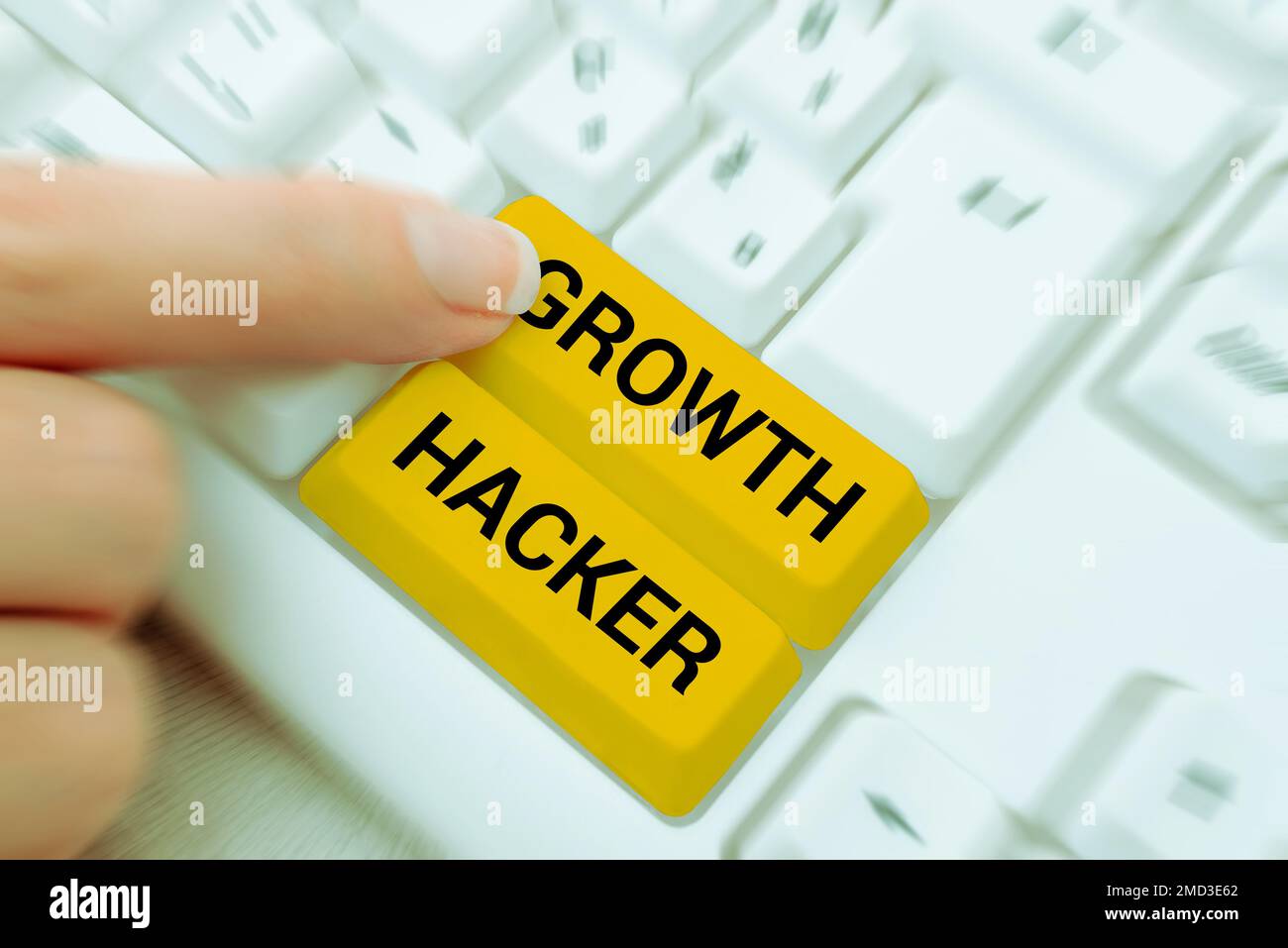 Handwriting text Growth Hacker. Business overview generally to acquire ...