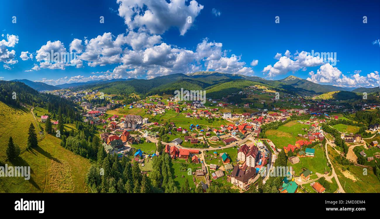 Summer Bukovel, Ukraine Stock Photo - Alamy