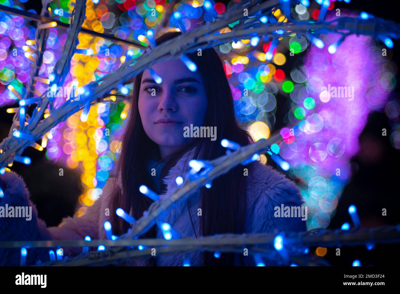 London, UK. 22nd January 2023. Canary Wharf Winter Lights Festival ‘23 ...