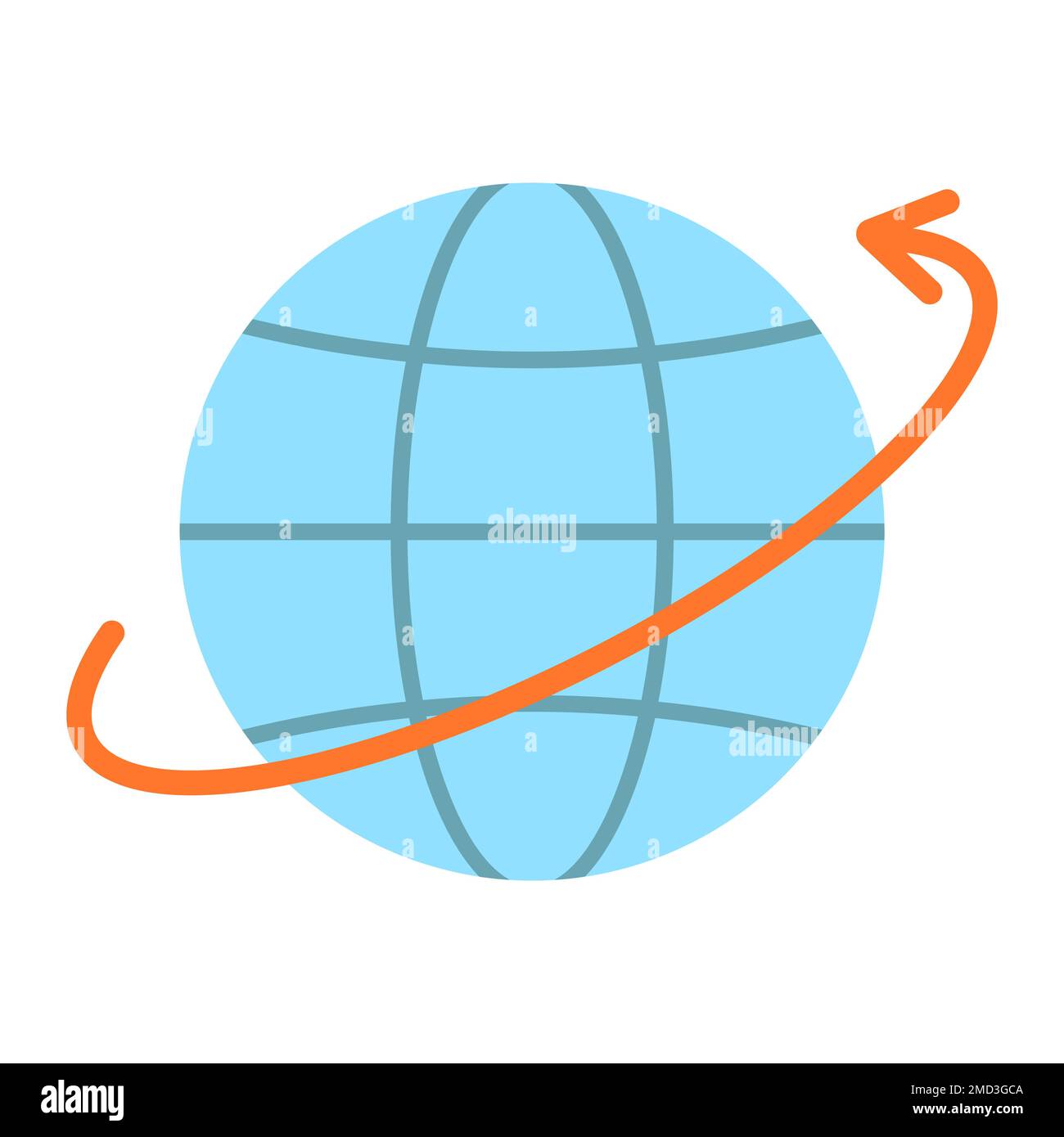 Worldwide shipping flat icon, logistic and delivery, around world sign ...