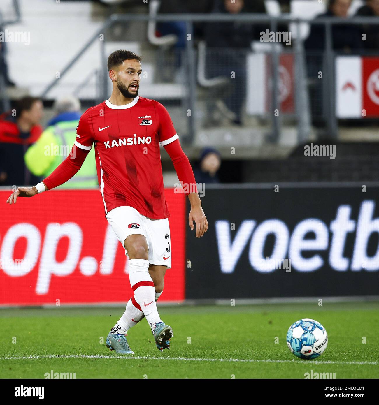 ALKMAAR , 22-01-2023 , AFAS Stadion , Dutch football , Eredivisie ...
