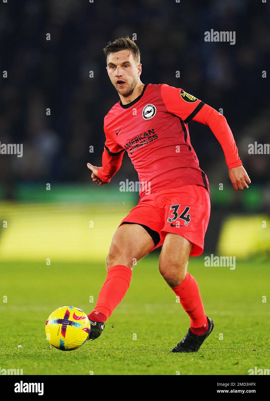 Brighton and Hove Albion's Joel Veltman during the Premier League match ...