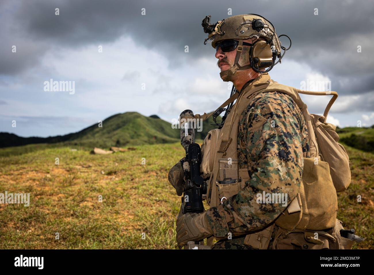 U.S. Marine Corps Sgt. Tanner Arnold, an infantry squad leader with ...