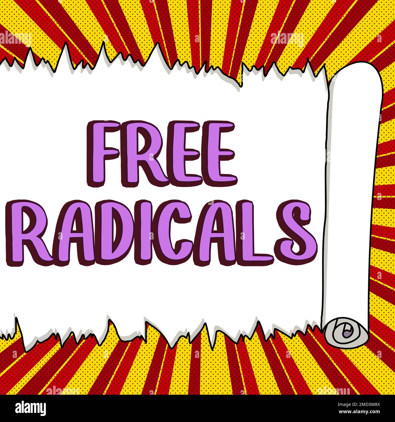 Inspiration showing sign Free Radicals. Conceptual photo produced in ...