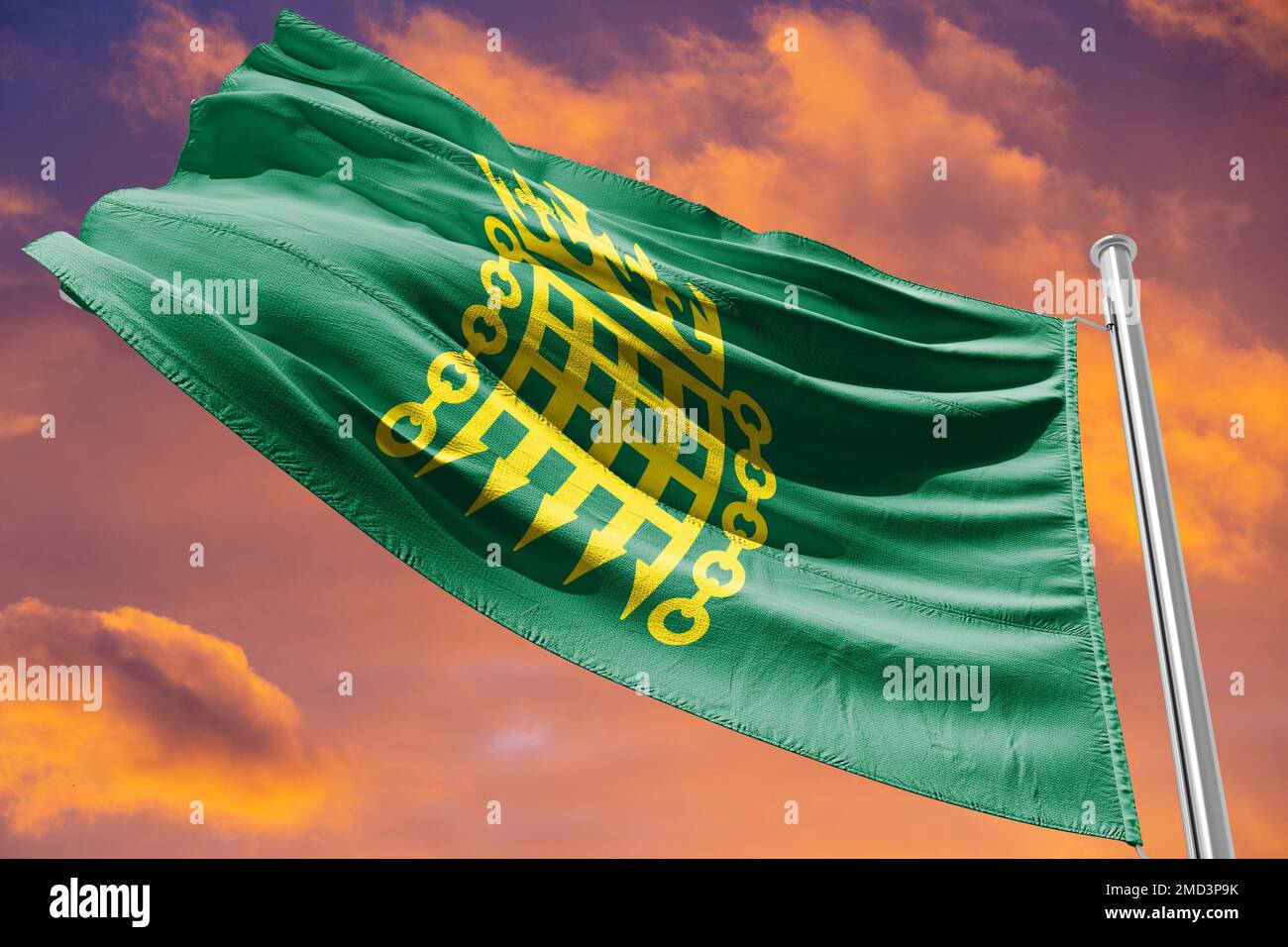 House of Commons flag of the United Kingdom Stock Photo - Alamy