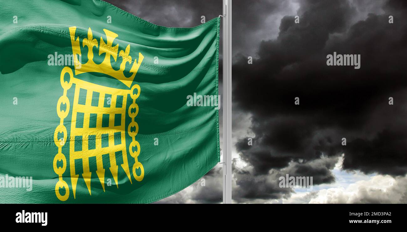 House of Commons flag of the United Kingdom Stock Photo - Alamy