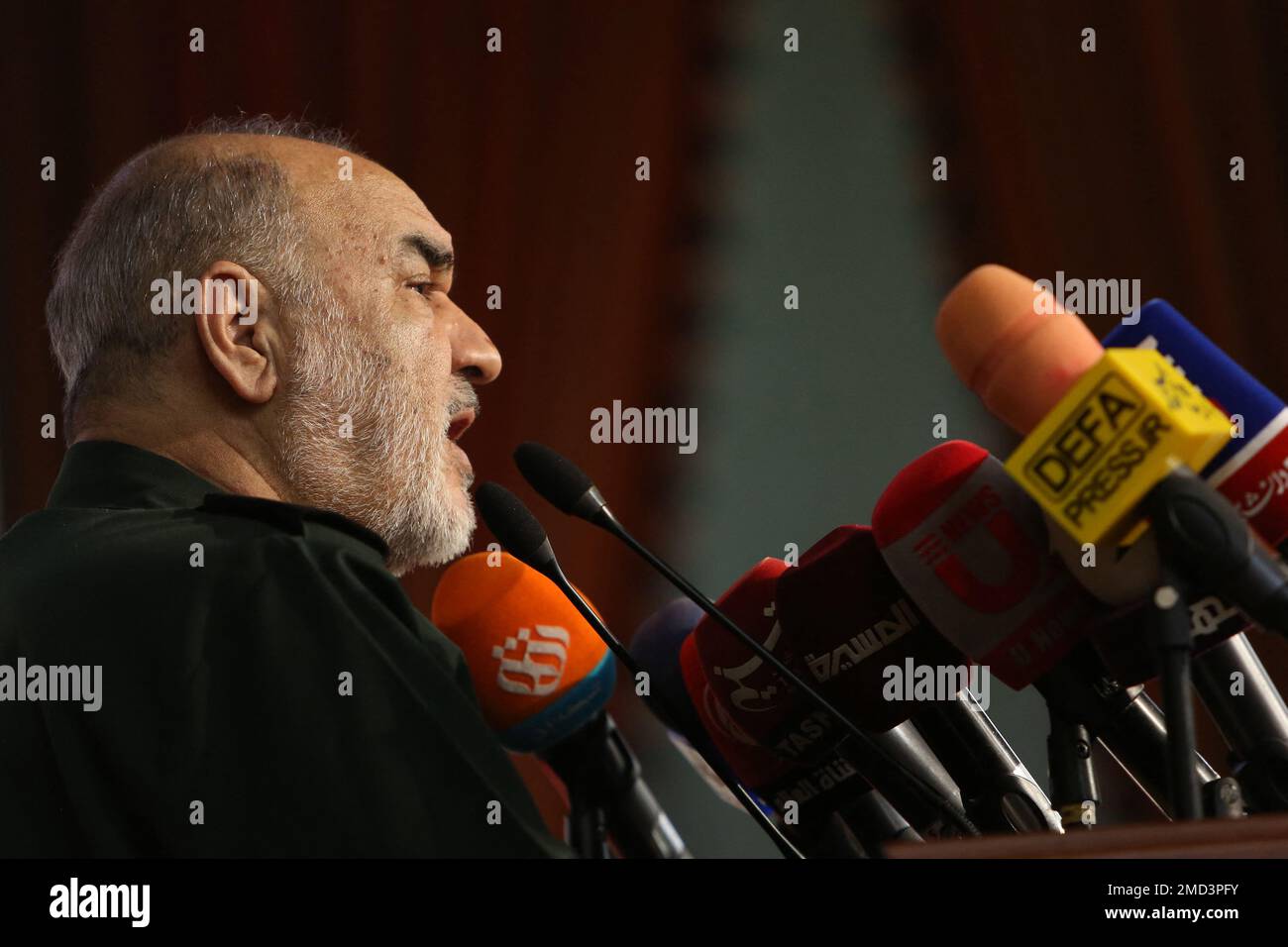 Iranian Commander-in-Chief of the Islamic Revolutionary Guard Corps ...